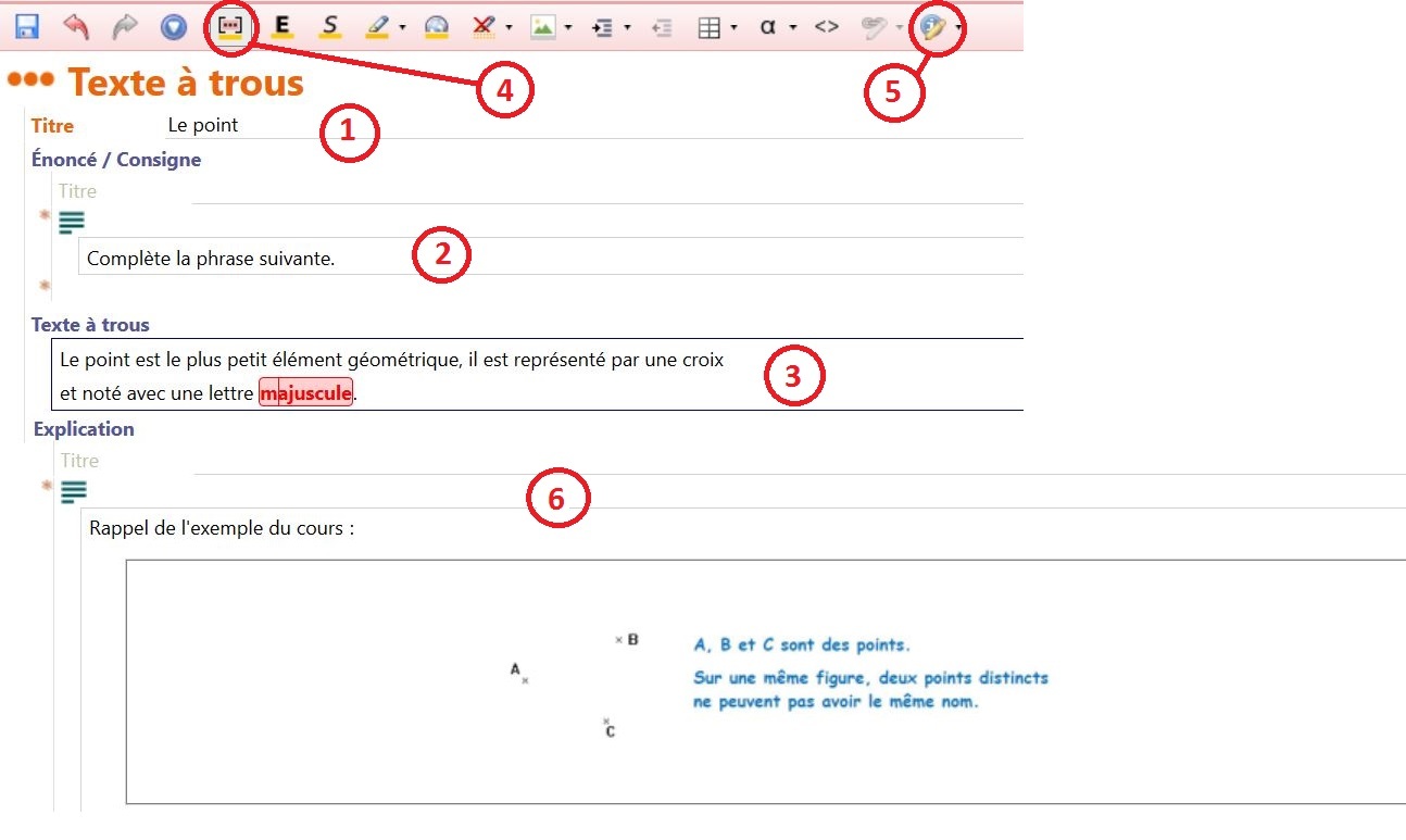 Texte à trous [Formation CANOPROF ]